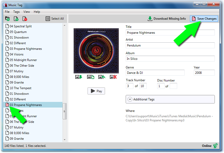 How to edit MP3 Tags with Music Tag | Music Tag